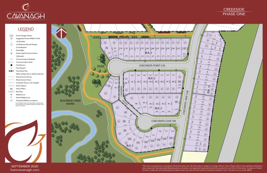 Cavanagh-Map-Creekside-Sept2020 | City Homes